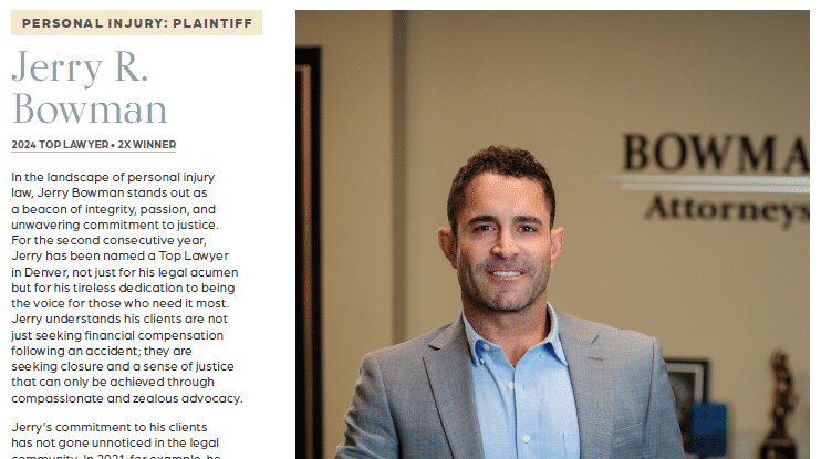 Jerry Bowman Honored as Top Lawyer for 2nd Year